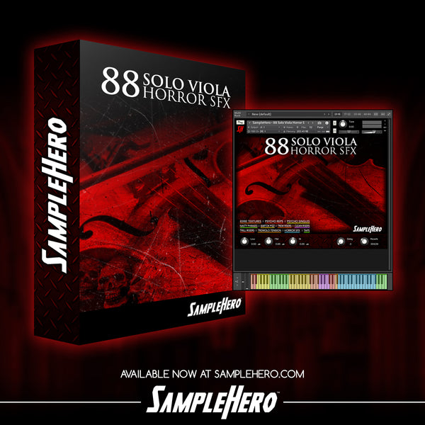 88 Solo Viola Horror SFX - SampleHero - Virtual Instruments