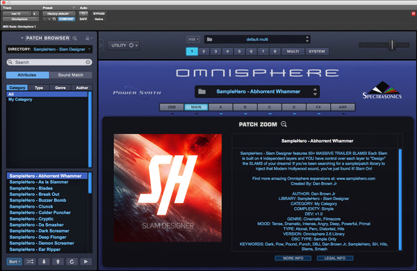 Slam Designer - SampleHero - Virtual Instruments