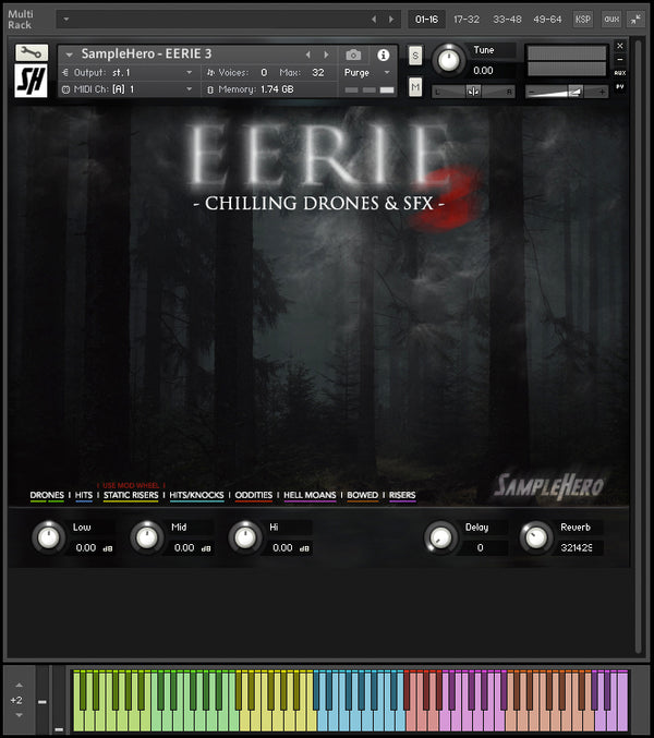 EERIE 3 - Chilling Drones & SFX - SampleHero - Virtual Instruments